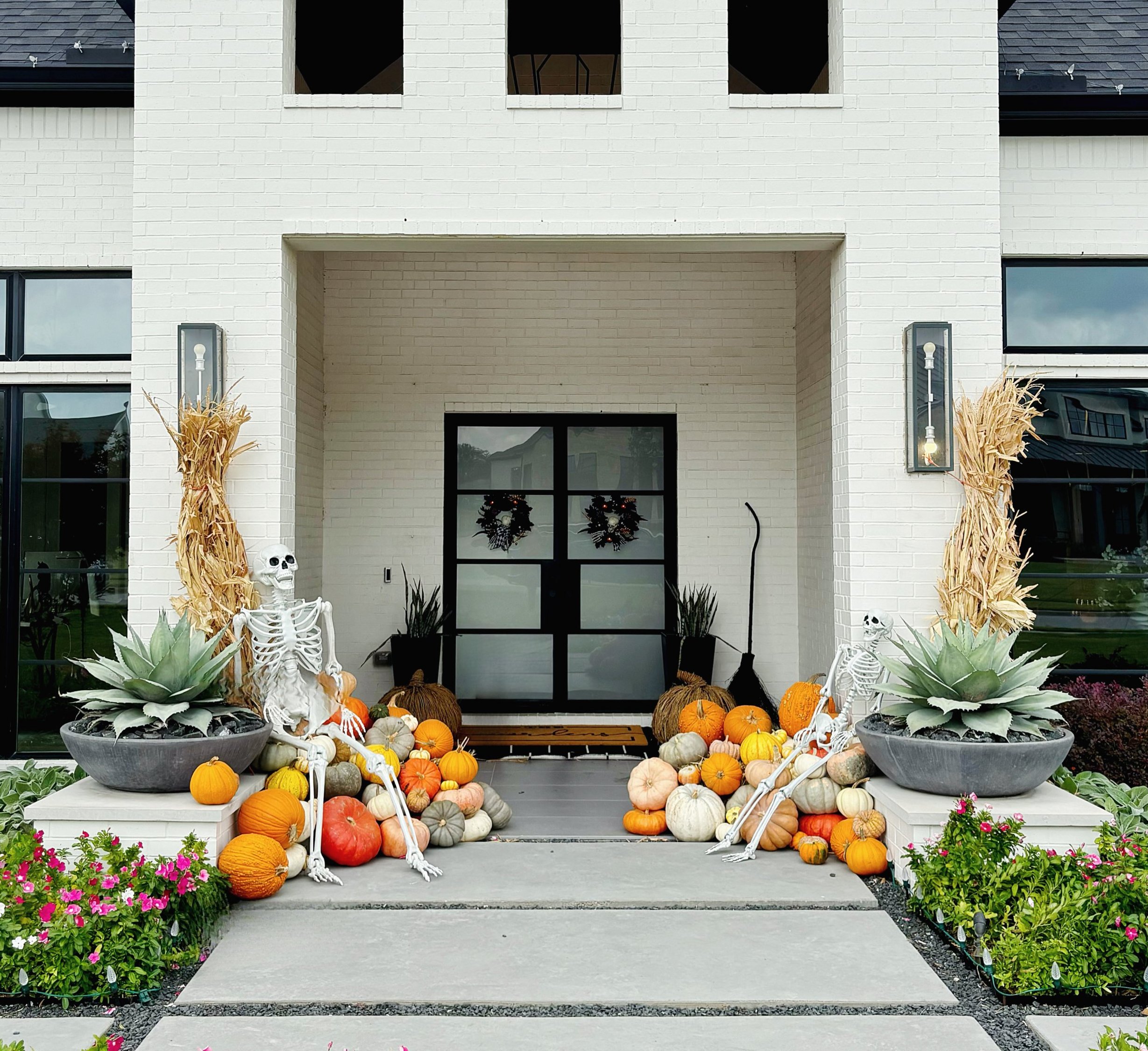 Porch Pumpkin Delivery and Professional Pumpkin Displays